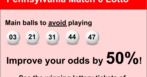 Lottery Tips for USA Pennsylvania Match 6 Lotto