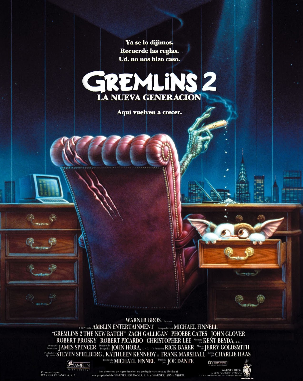 Caratulas y etiquetas: Gremlins 2. La nueva generación