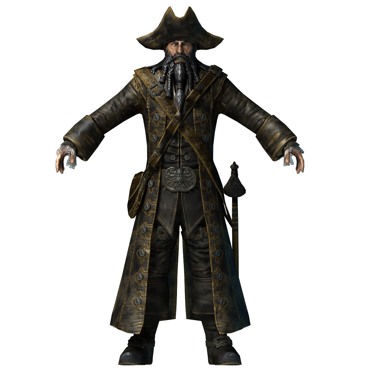 Black Beard: HQ Renders of BlackBeard