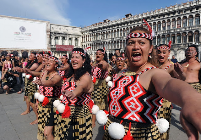 White Wolf : Kapa haka with message of peace