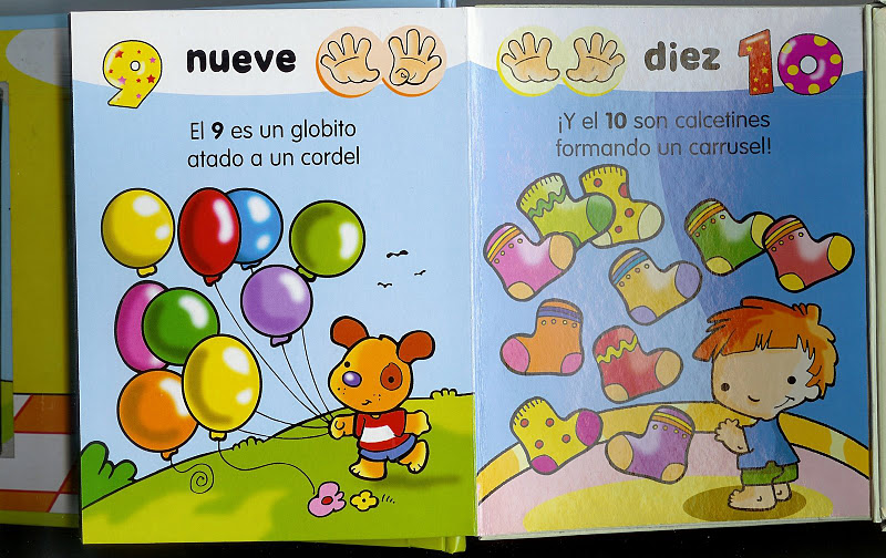 Mi Escuela Divertida: Canción Ilustrada de los Números del 1 al 10