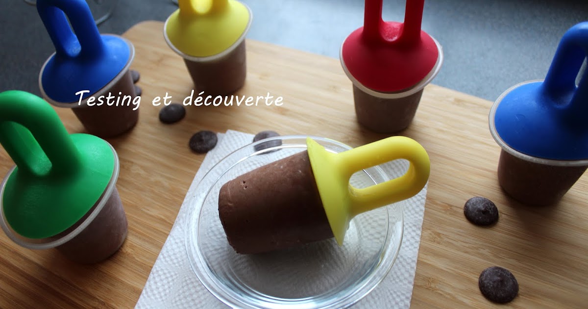 Testing Et Découverte Popsicles Au Chocolat Et Au Yogourt