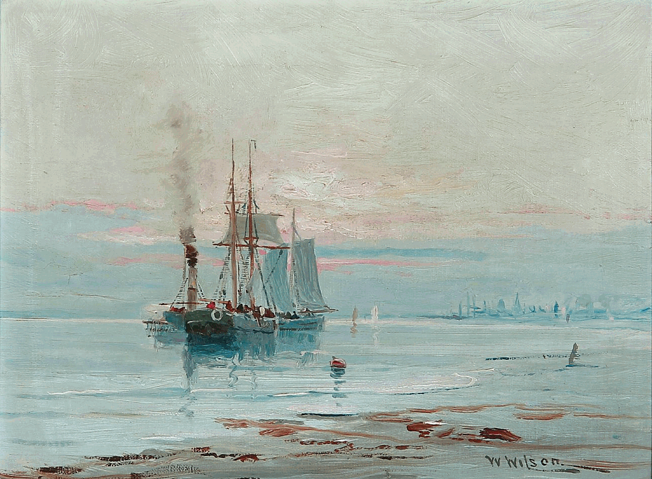 MARINES et Autres peintures: William WILSON