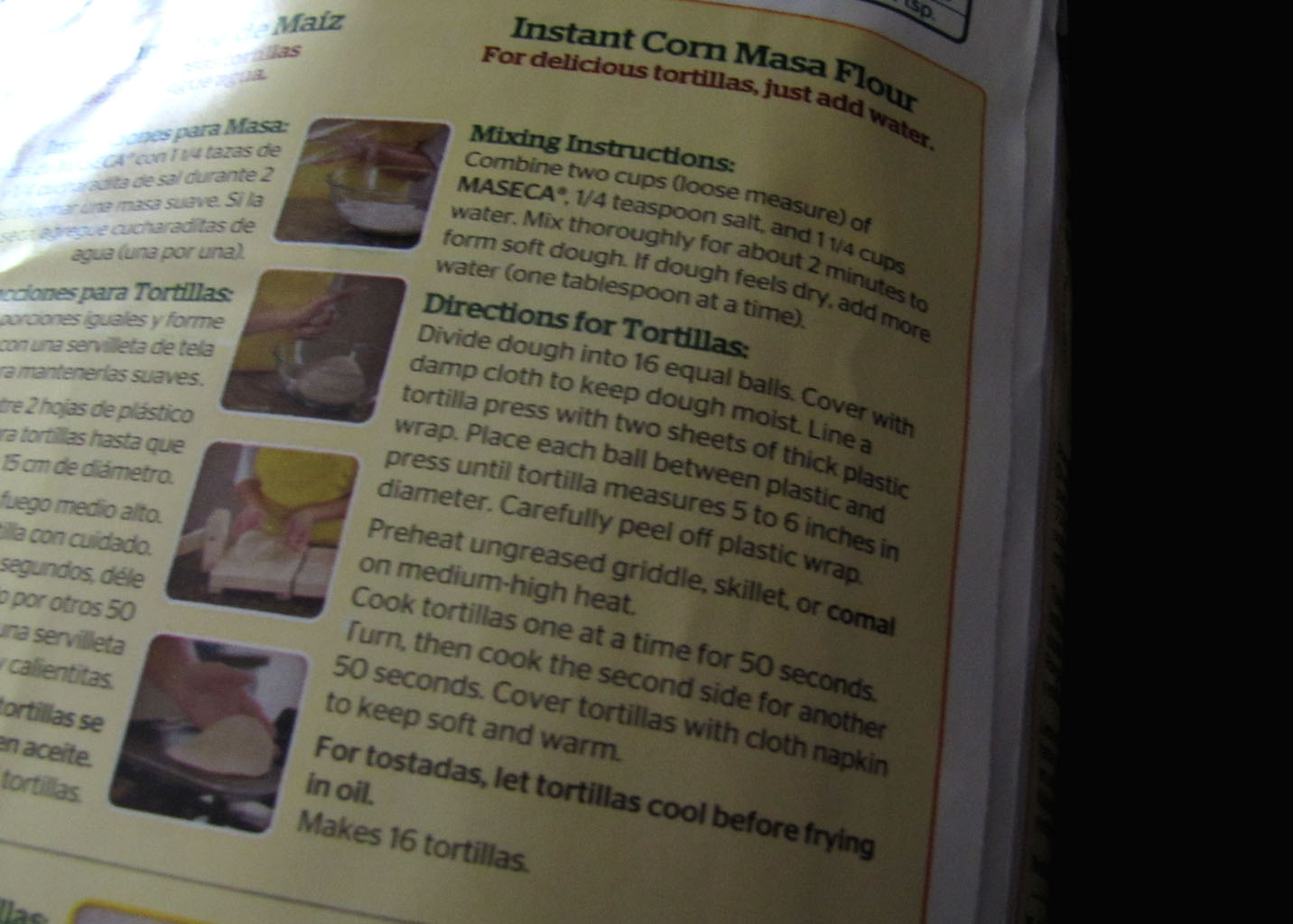 Smells Like Food in Here: Maseca Instant Corn Masa Flour