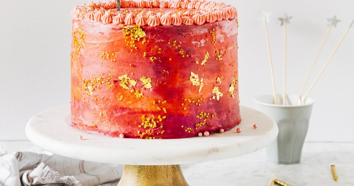 pink galaxy birthday cake | hummingbird high || a desserts and baking blog