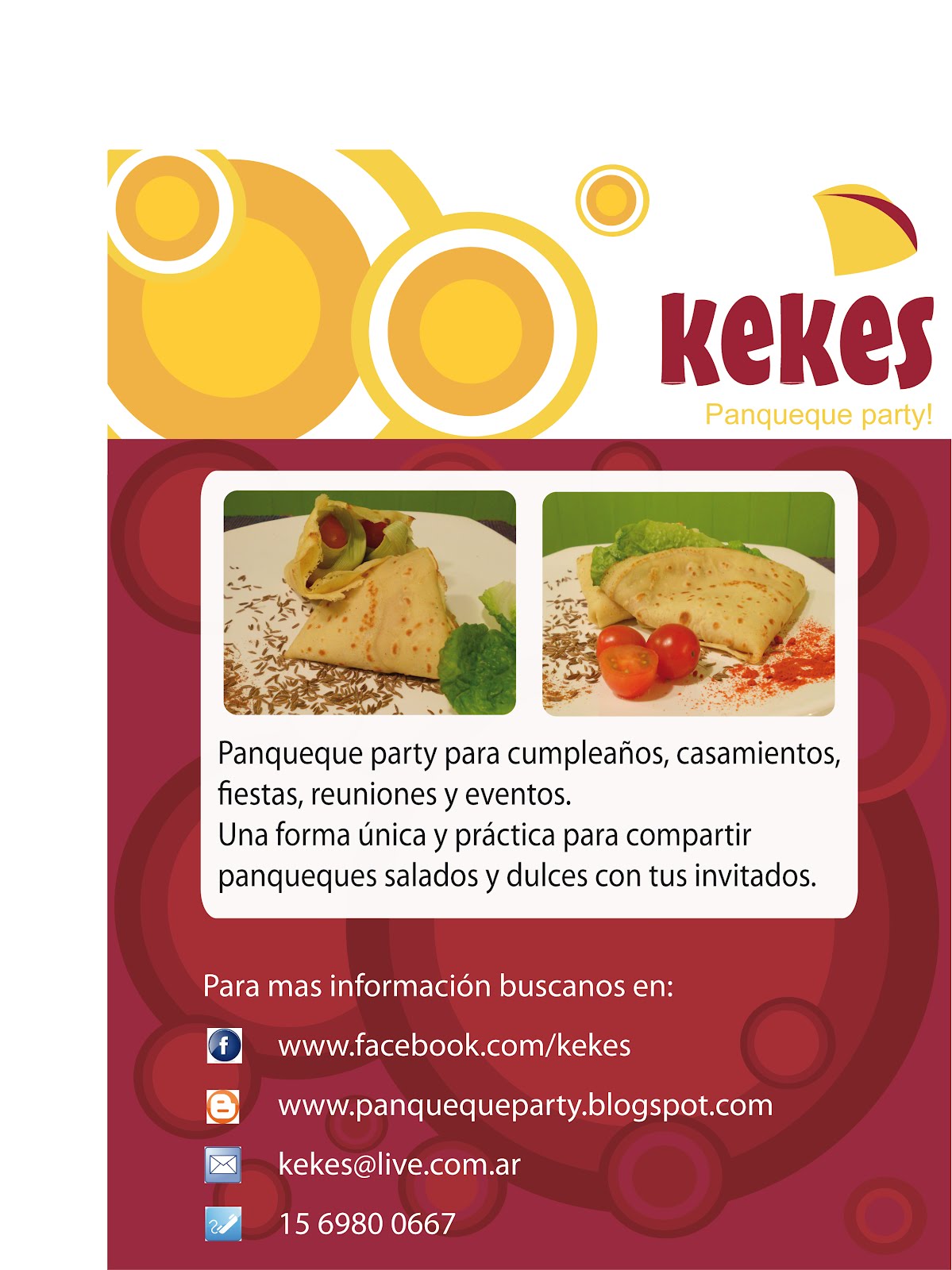 kekes: Flyer kekes