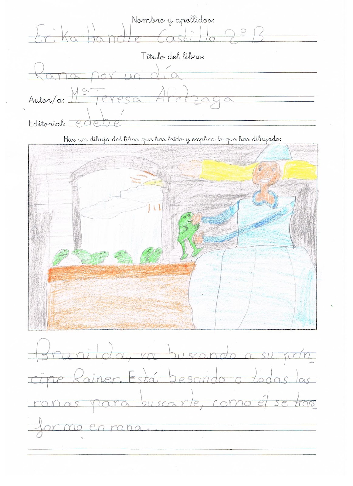 Rincón de la Lectura 1: Rana por un día