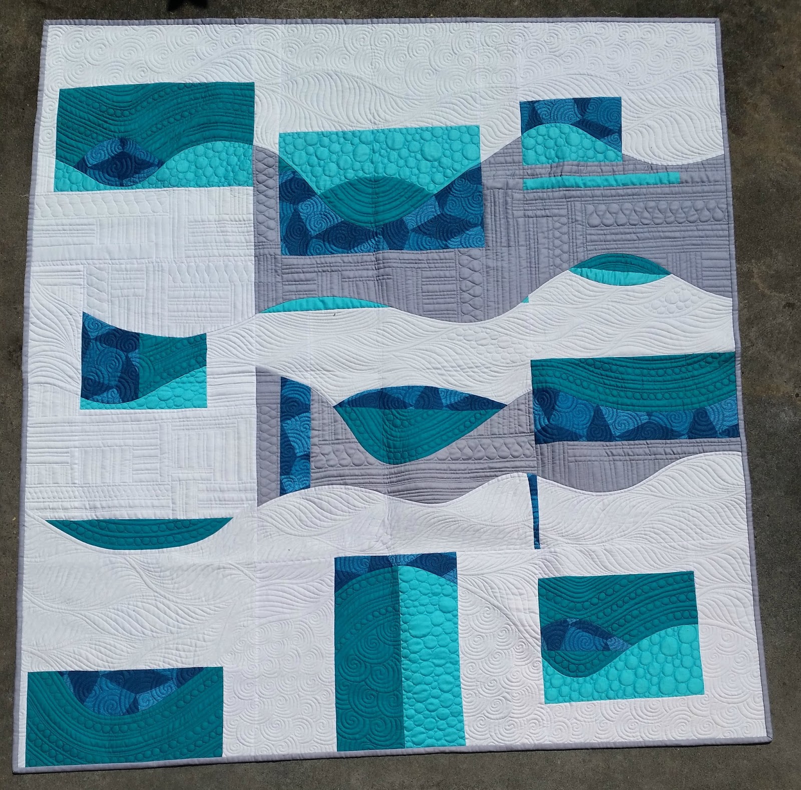 Elven Garden Quilts: Flow {A Finished Quilt}