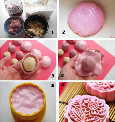 How to Make Mooncake: Rose Red Wine Snowy Mooncake