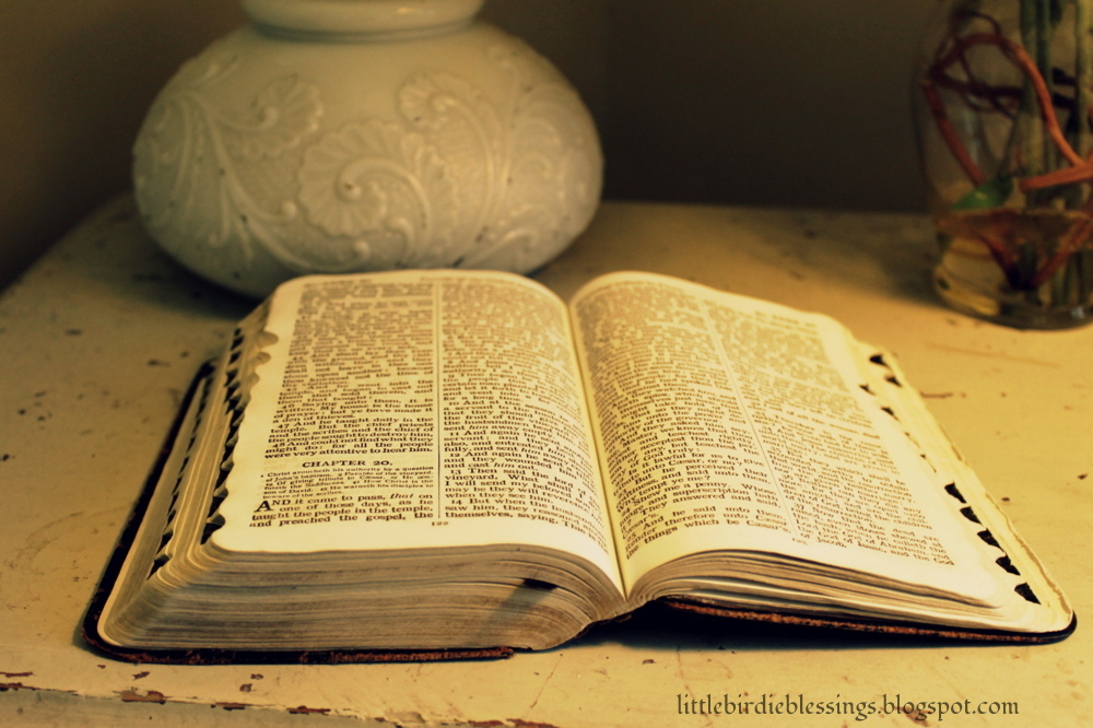 Little Birdie Blessings : Scripture Thursday ~ God's Letters to Us