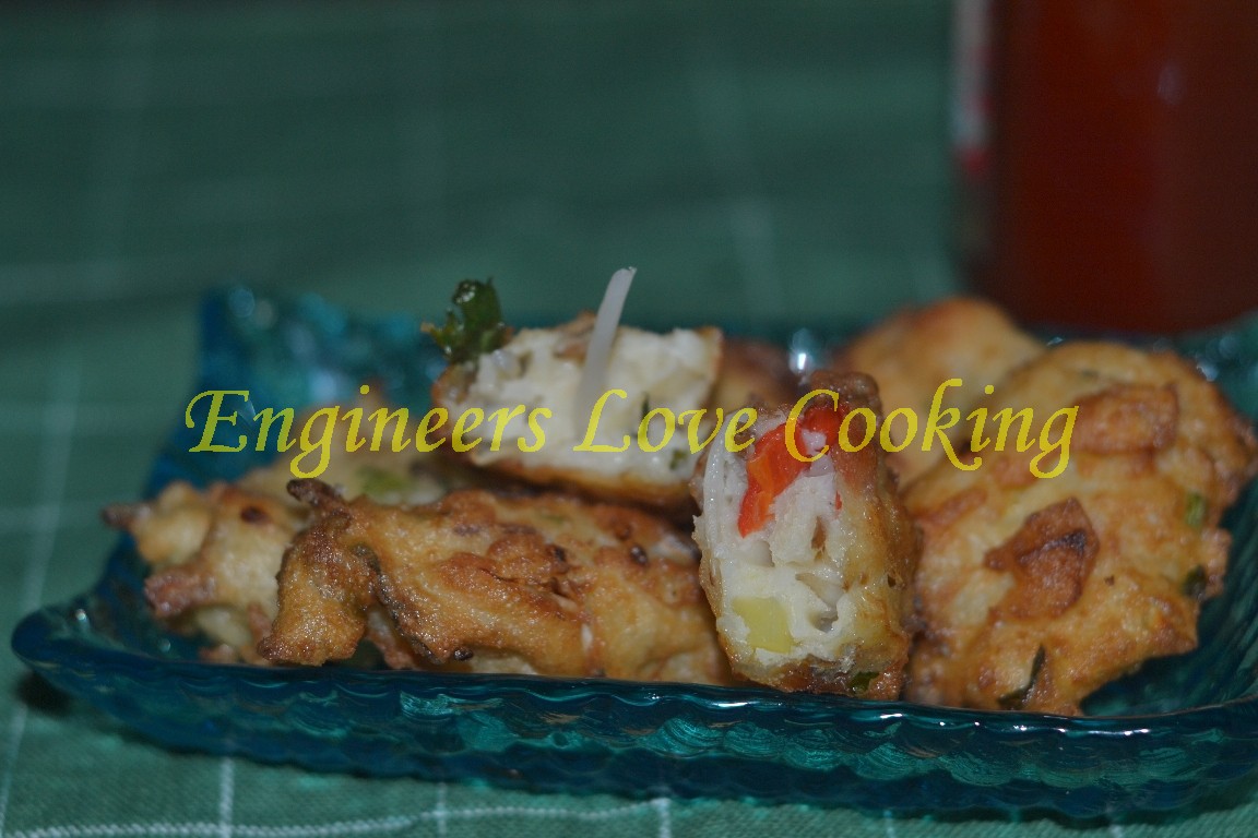 Engineers Love Cooking: JEMPUT-JEMPUT NASI-ROTI / RICE-BREAD FRITTERS