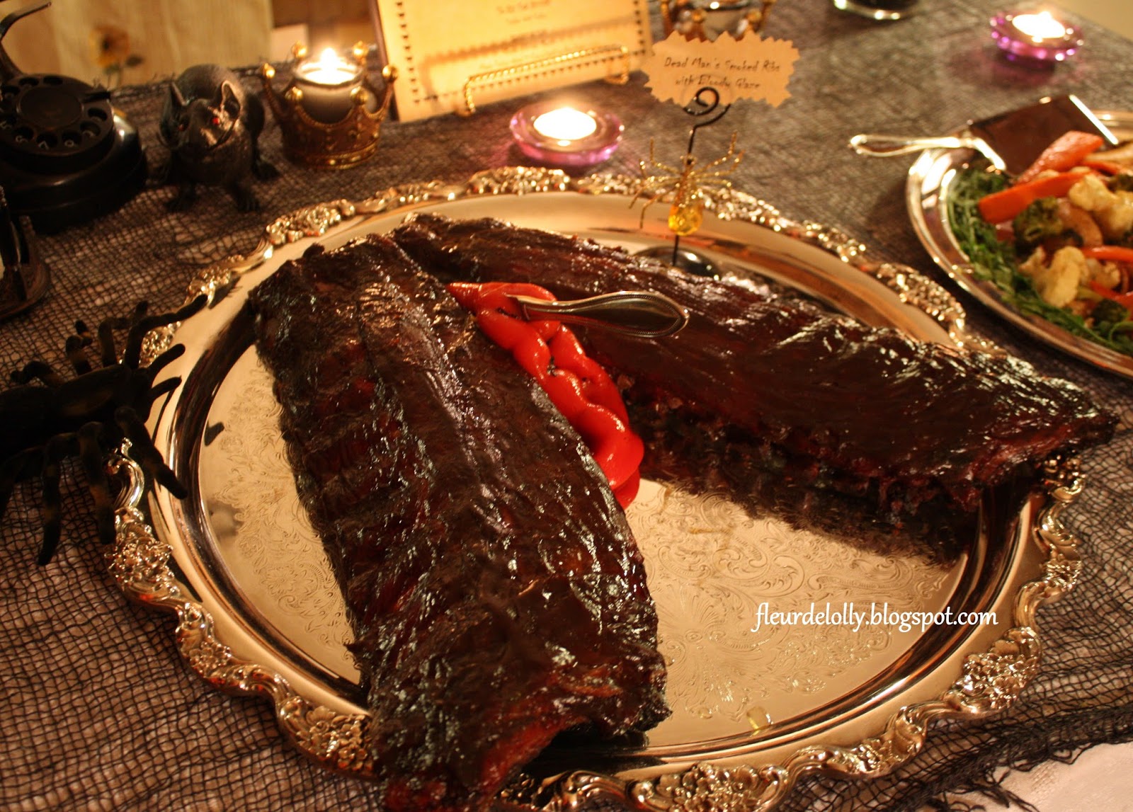 Fleur de Lolly: Dinner at the Haunted Mansion: Dead Man's Smoked Ribs ...
