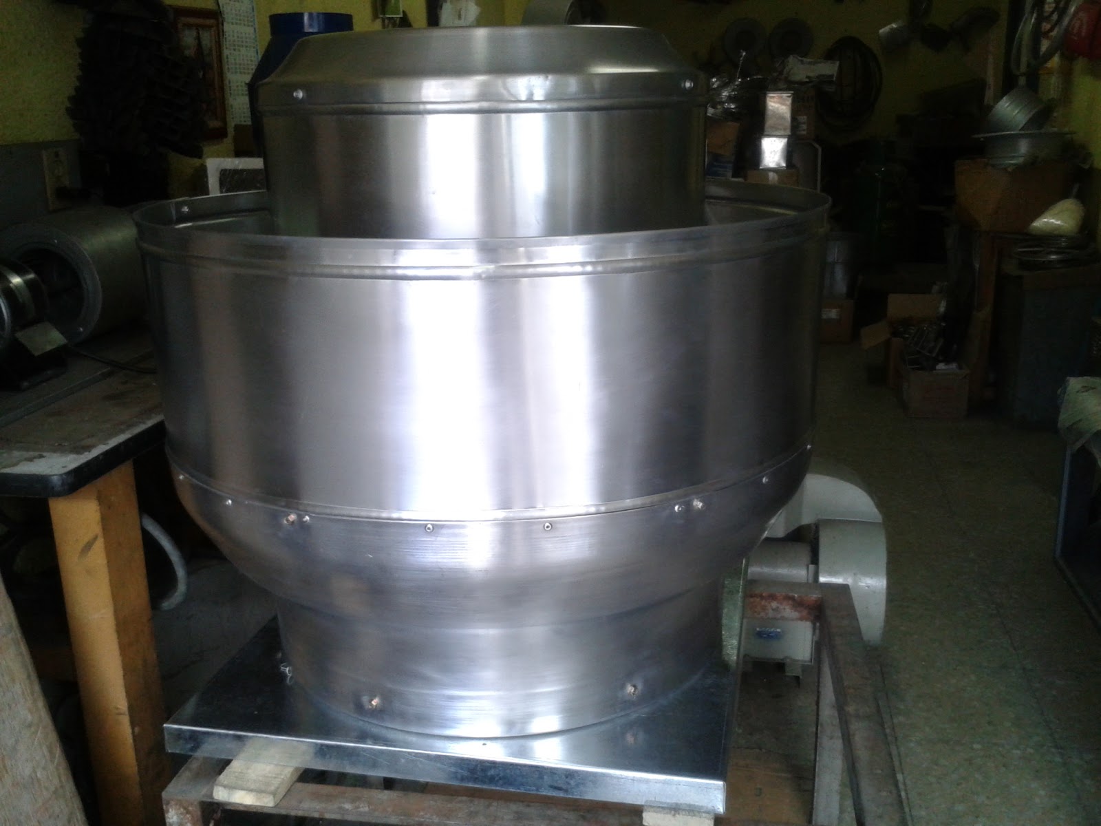 VENTILACION INDUSTRIAL: EXTRACTOR TIPO HONGO
