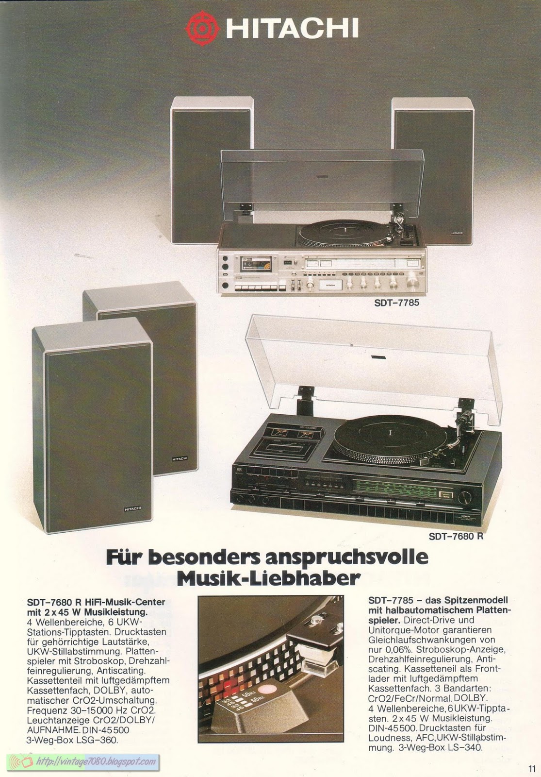 Vintage 70 80: Hitachi 04 - Catalogo 1977