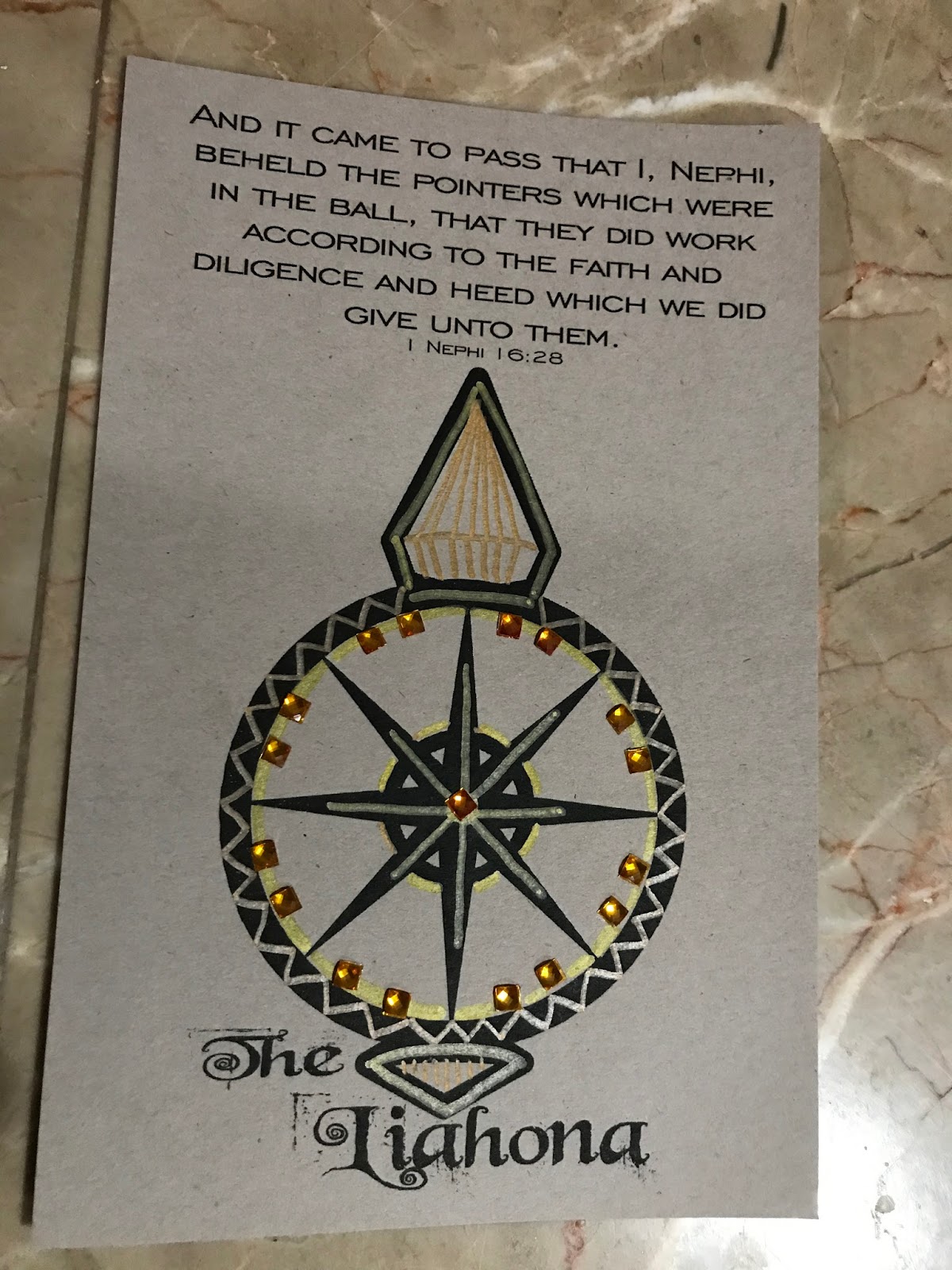 HollysHome - Church Fun: Book of Mormon Liahona Gift, Activity and Printout