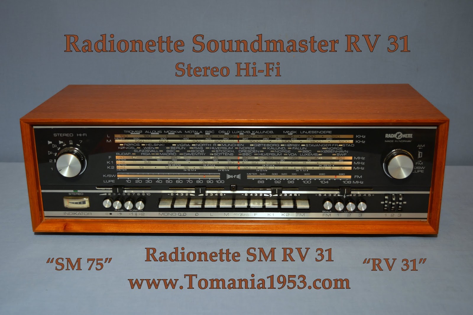 TOM's TECH TOYS: SOUNDMASTER