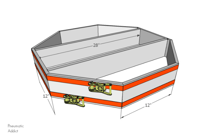 How to Make an Octagon Wall Shelf | Pneumatic Addict