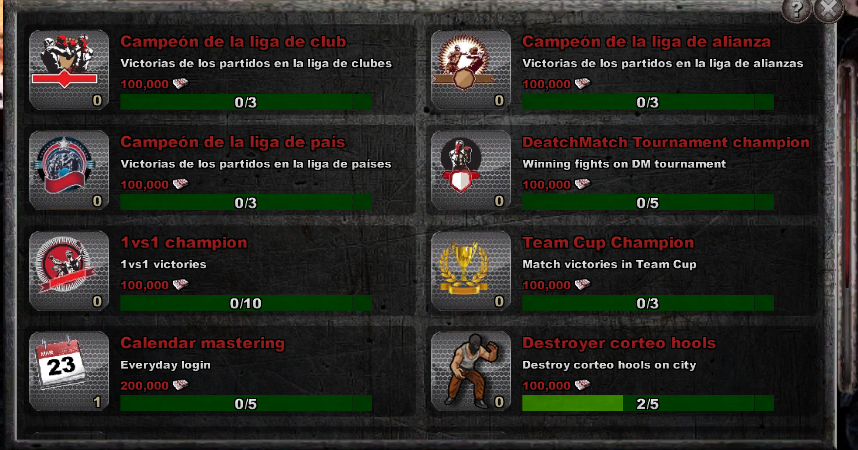 Hooligans Game Spain: Iconos