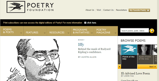 Websites for Poetry Lovers - PALACE OF POETRY