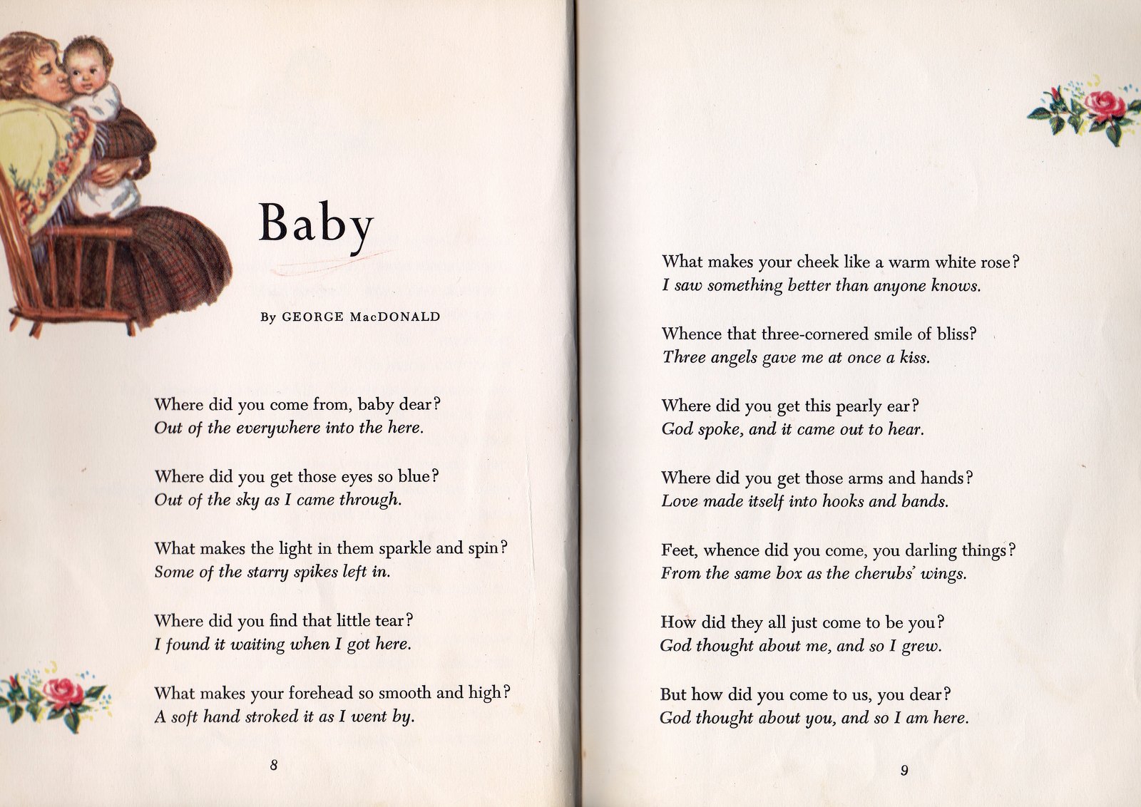 Vintage Books for the Very Young: Tasha Tudor - First Poems of Childhood