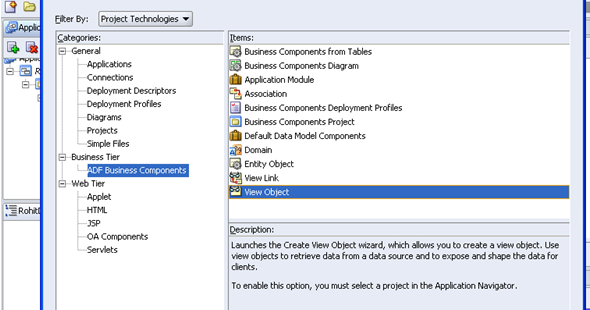 Oracle Application's Blog: How to create vo in oaf