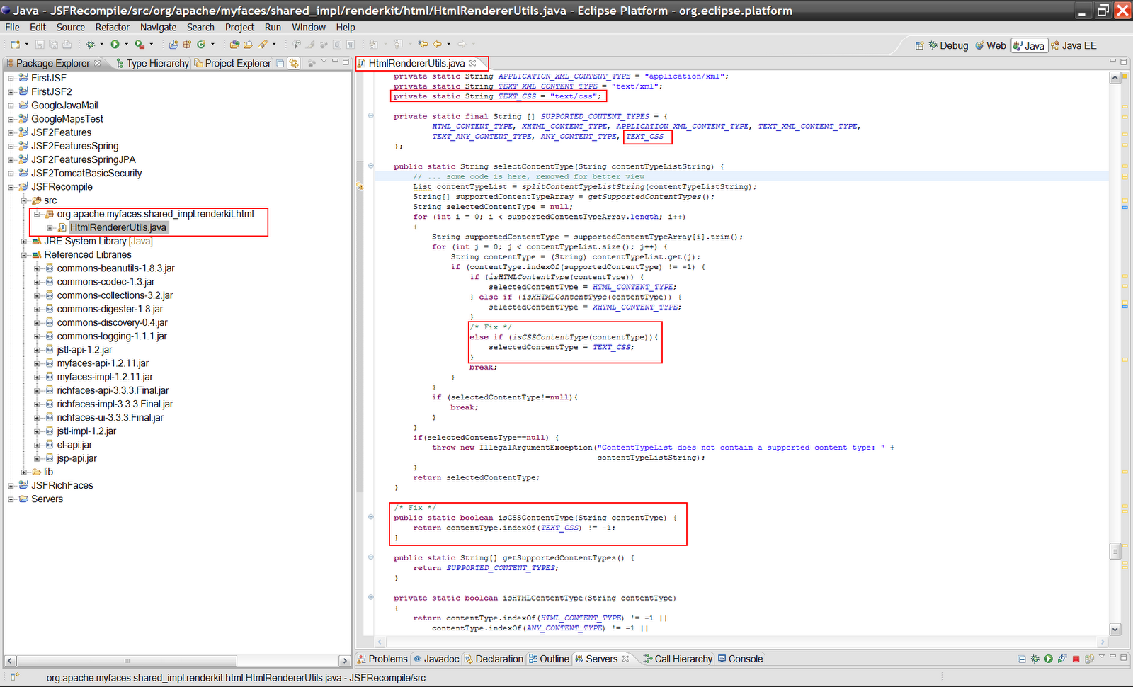 Technology For Human: JSF 1.2 (myFaces) + RichFaces 3.3.x + IE 9 = troubles