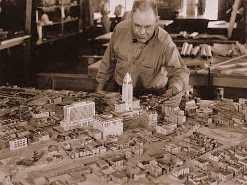 TrainWatchersJournal: WPA Model of Downtown Los Angeles - 1939-40