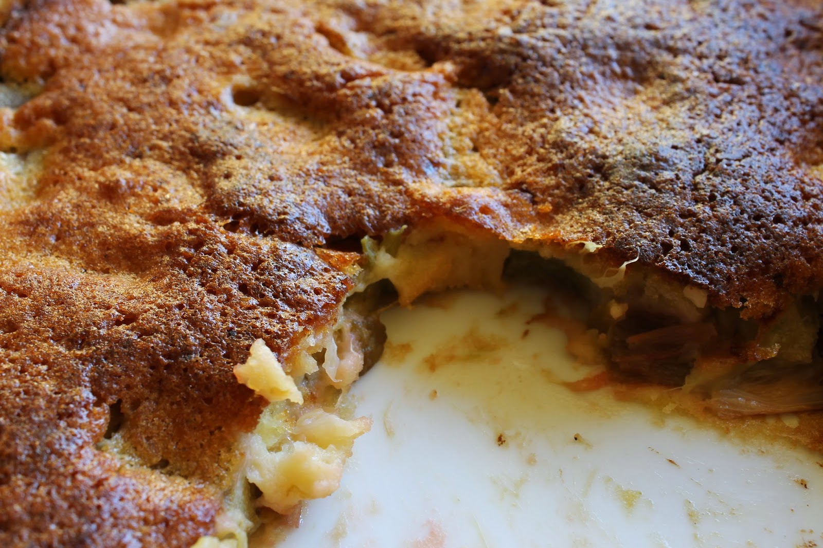 JibberJabberUK: Rhubarb Sponge Pudding