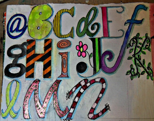 Creative Flourishes: Journal Lettering and Winter Trees