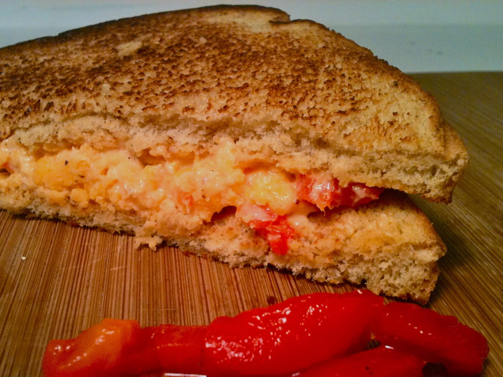 Louis Osteen's Toasted Pimiento Cheese Sandwich ~ Crackerjack23