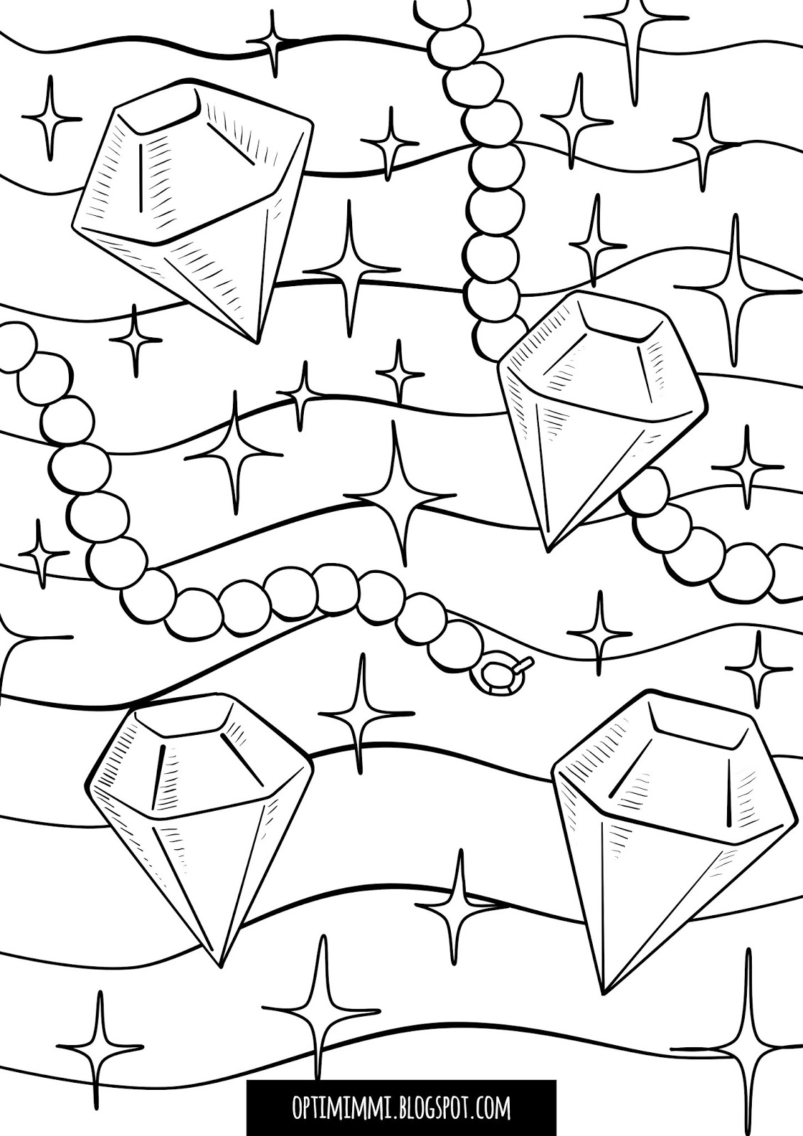 Inktober 2018: 31 coloring pages / 31 Värityskuvaa