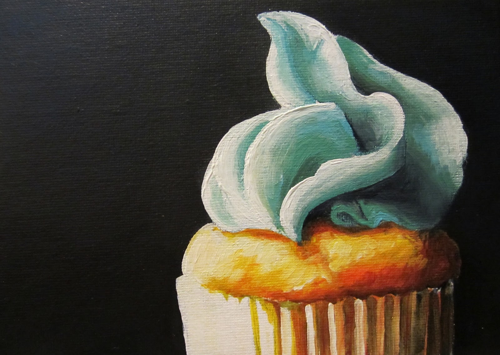 One Painting a Day: Green Icing