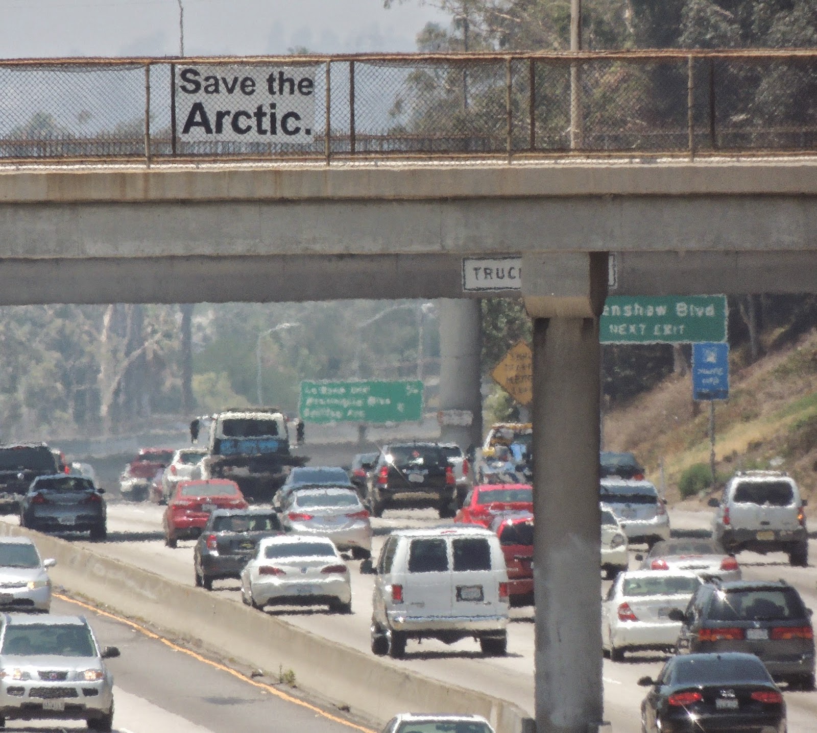 Tales of the Freewayblogger: Signs on LA Overpasses