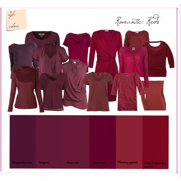 Dressing My Truth........ Ideas for Type 2: Color Reference~~Red