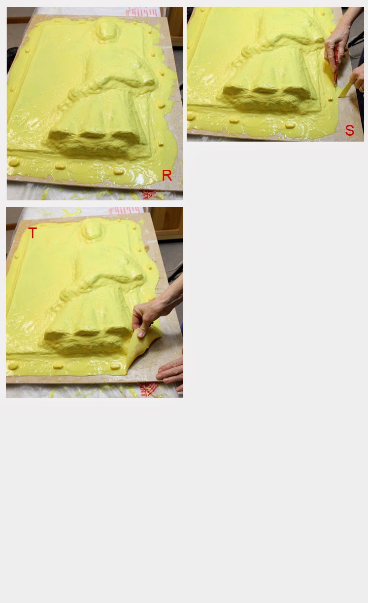 Lori Kiplinger Pandy Sculpture: Making a rubber mold for high bas ...