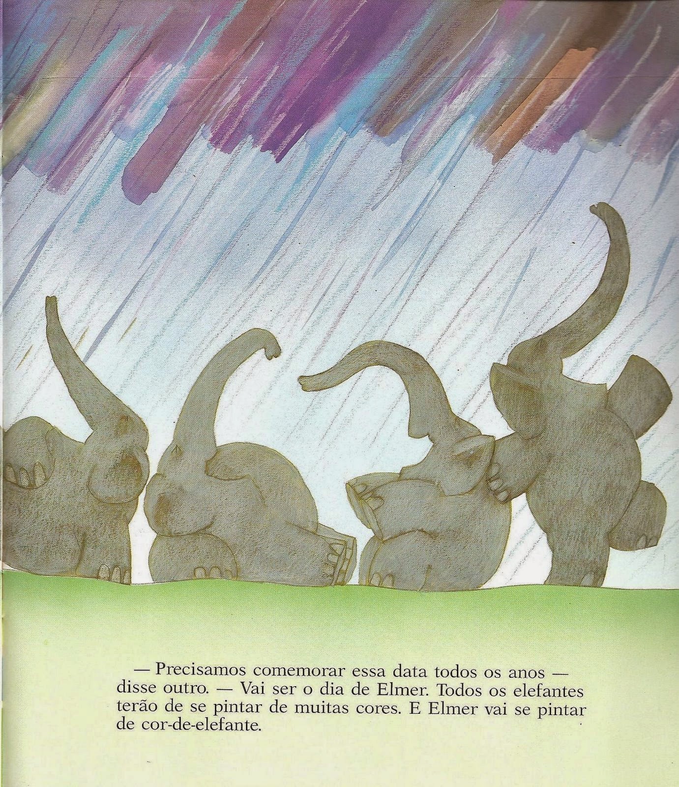 Aprendendo com a Tia Debora: Livro Elmer o elefante xadrez