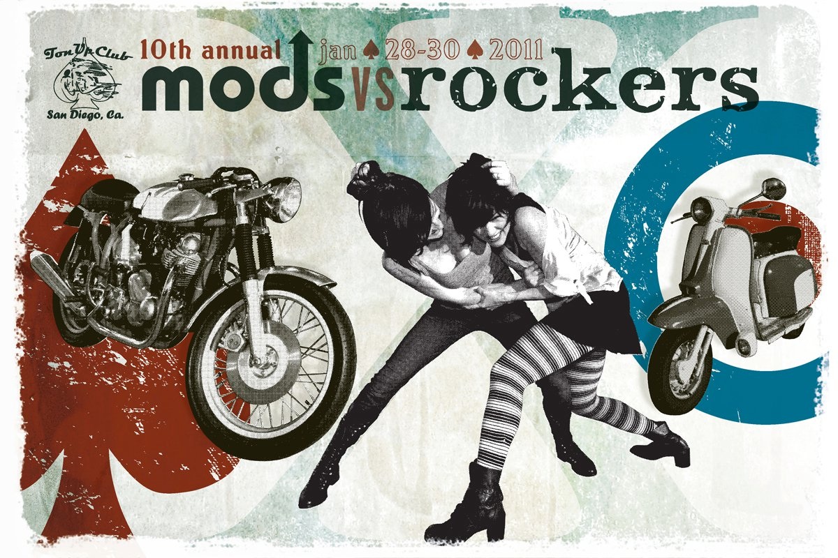 Mods and Rockers Visual Design