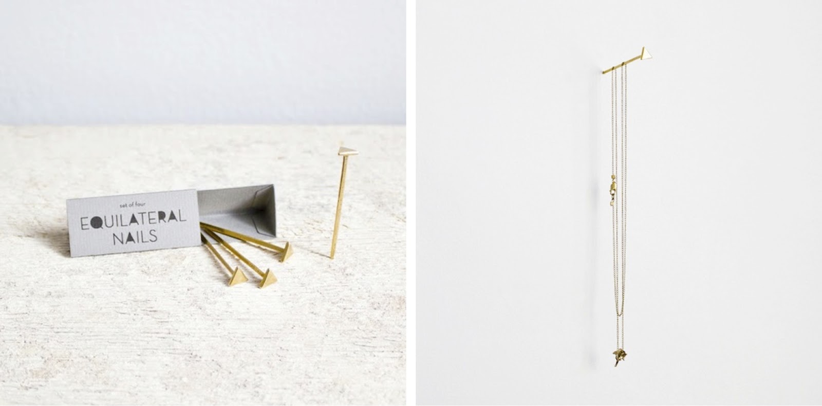 {BLACK. WHITE. YELLOW.}: Triangle Nails