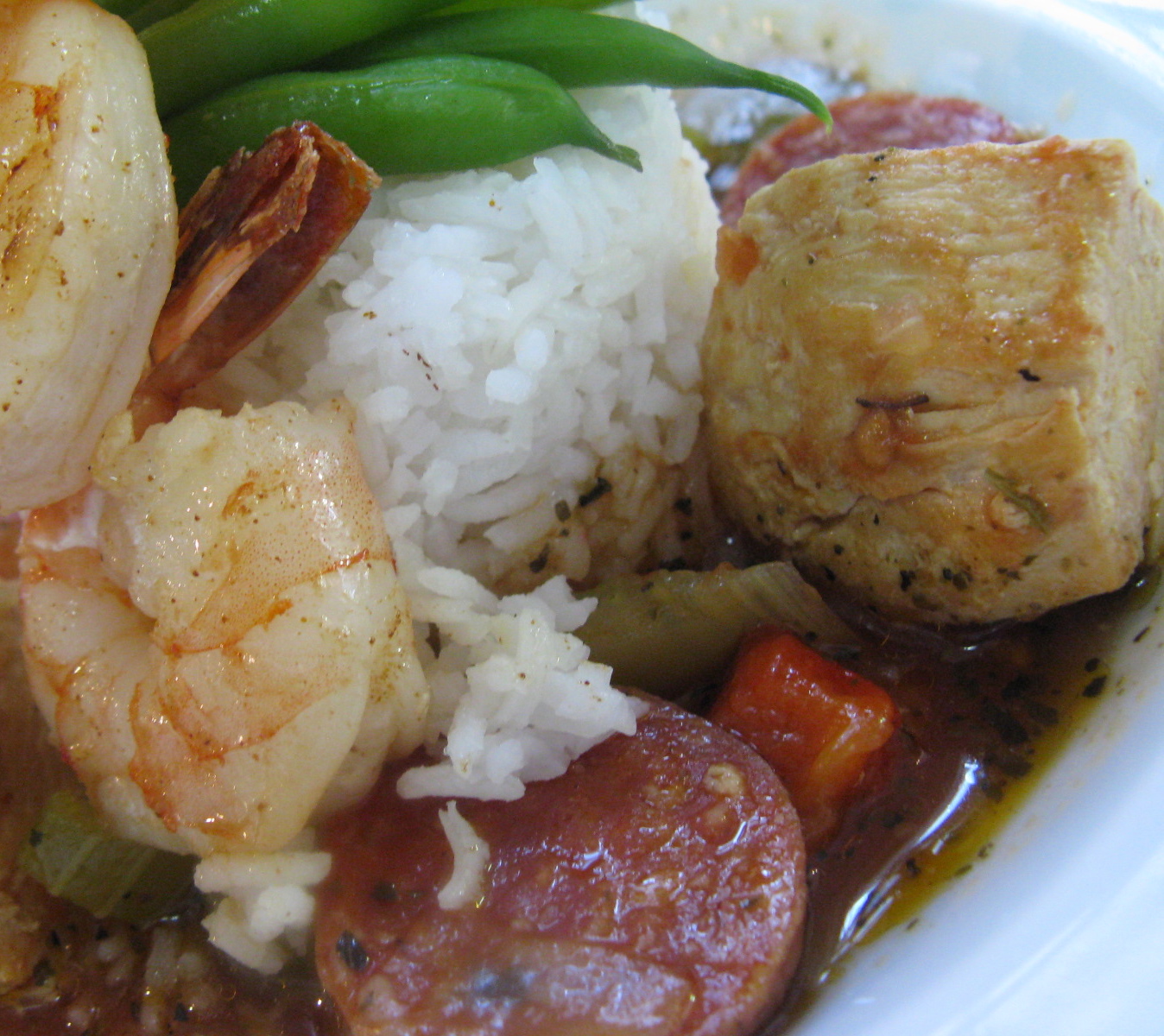 le sacristain: poulet cajun ou jambalaya!