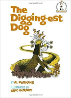 Dog Evals: Book Review: The Digging-est Dog (dogs, boy, farm, digging)