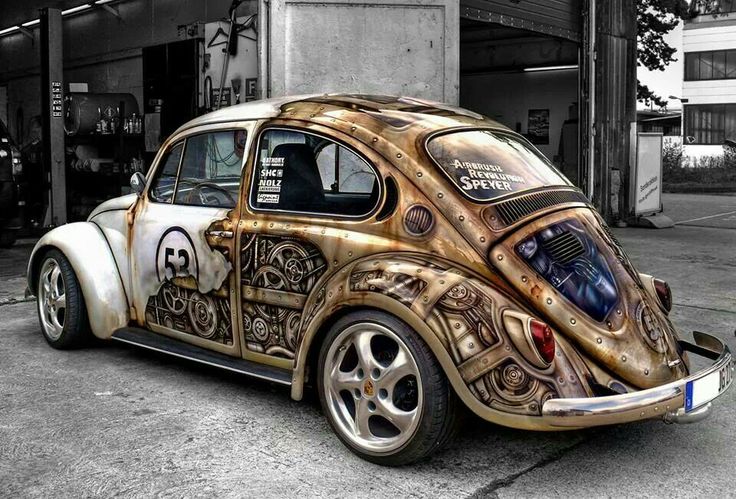 Obra de Arte no fusca - Estudio AirBrush Revolution Speyer