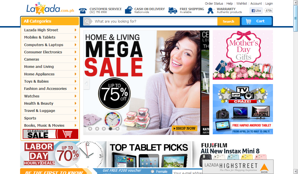 Lazada: Philippines' Online Shopping Mall: Lazada: Reliable Payment ...