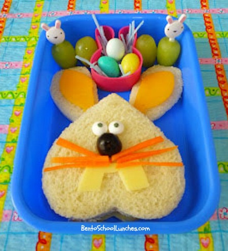 Bento School Lunches : Bento Lunch: 6 Cute And Simple Easter Lunch Box ...
