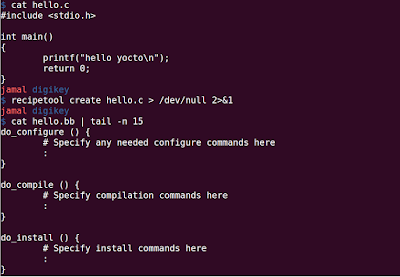 Yocto recipetool tutorial