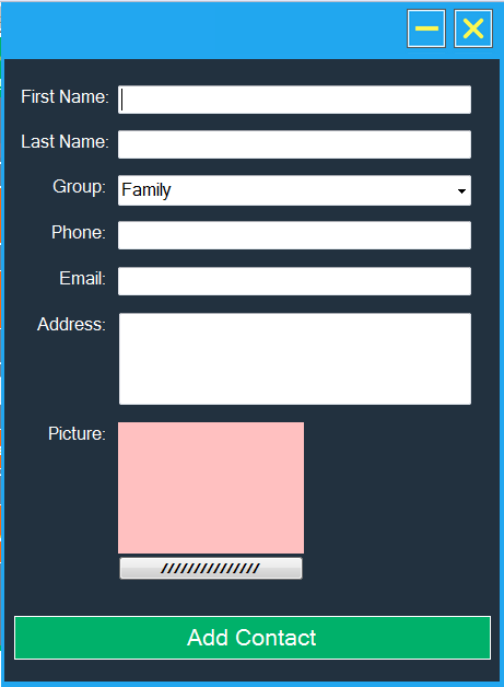 VB.Net Contact Management System Source Code - C#, JAVA,PHP ...