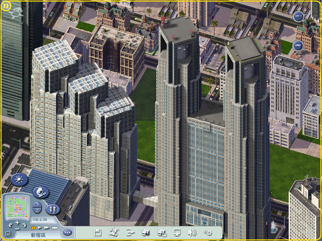 NEXT 2015 START: SIMCITY 4 TOKYO シムシティ4の東京新宿区 (Shinjuku Ward, Tokyo in ...