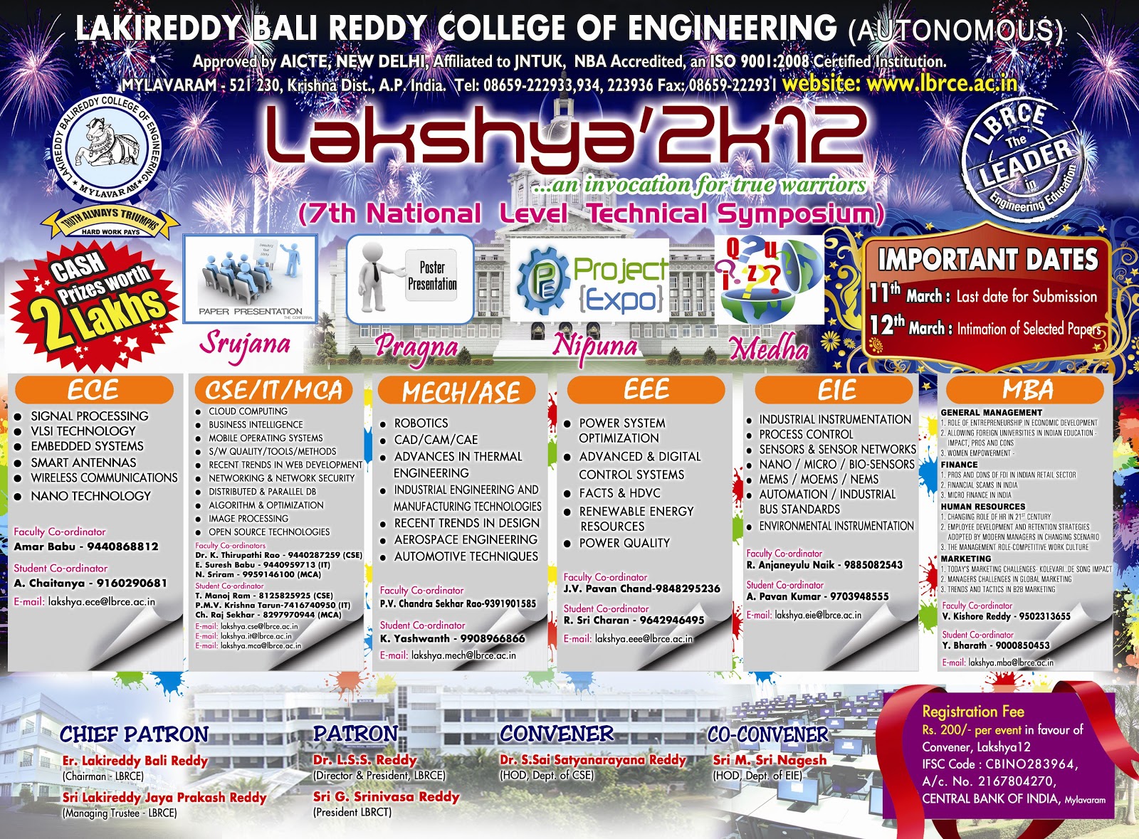 Lakshya2k12-College Fest ~ LBRCE