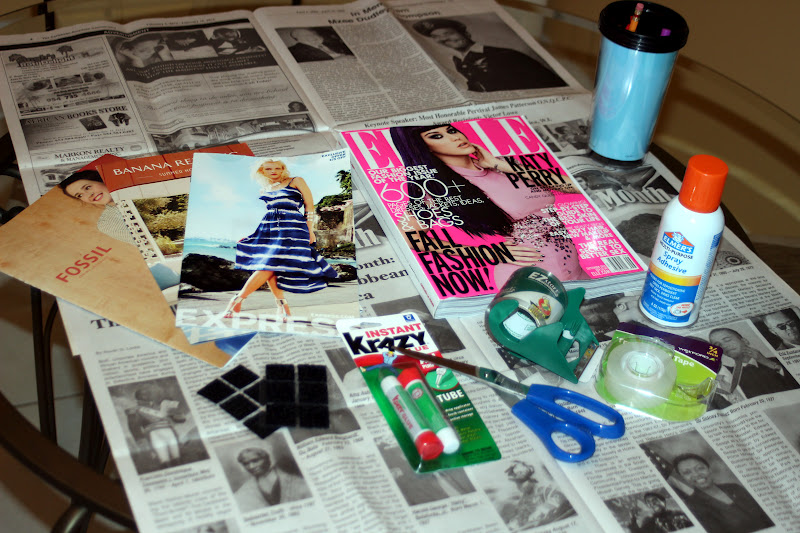 My Garments of Praise: DIY // Magazine Clutch