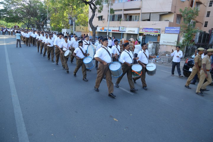 Impressive RSS Route March held in Tamilnadu