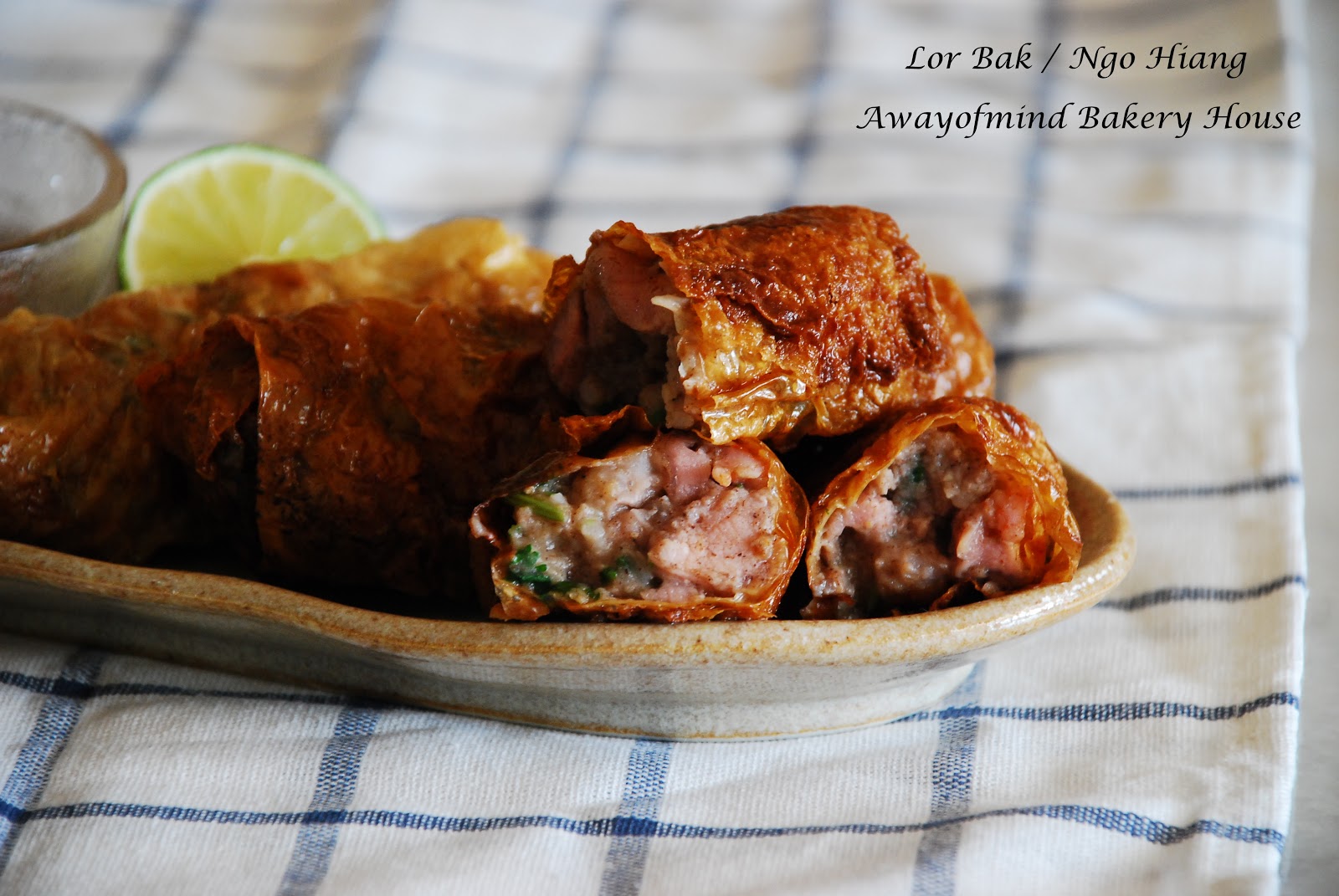 Awayofmind Bakery House: Lor Bak / Ngo Hiang (Five-Spice Pork Rolls)